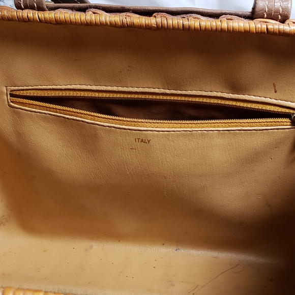Rodo | Bags | Rare Vintage 96s Rodo Of Italy Basket Weave Wicker And ...